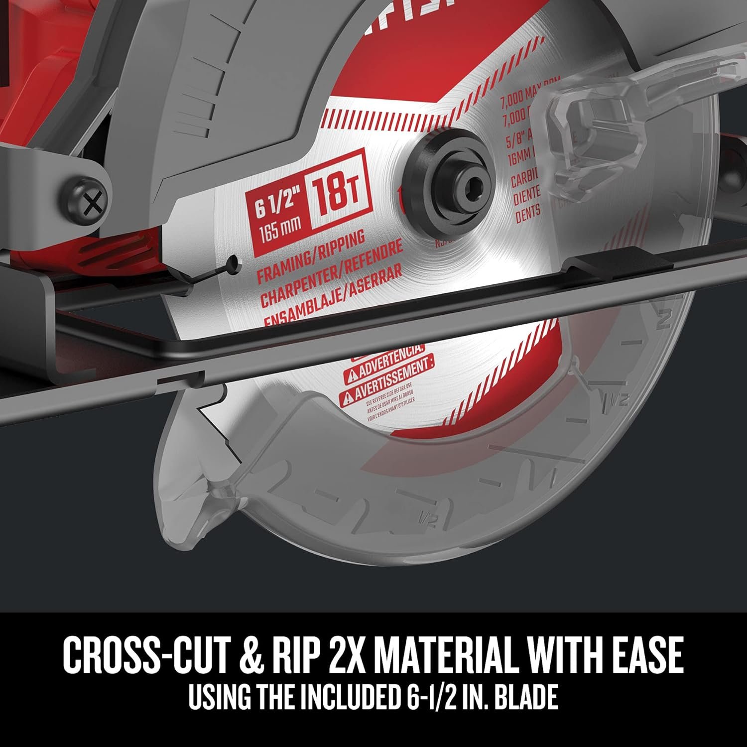 CRAFTSMAN V20 MAX Cordless Power Tool Kit, Circular Saw with 6 1/2 inch ...